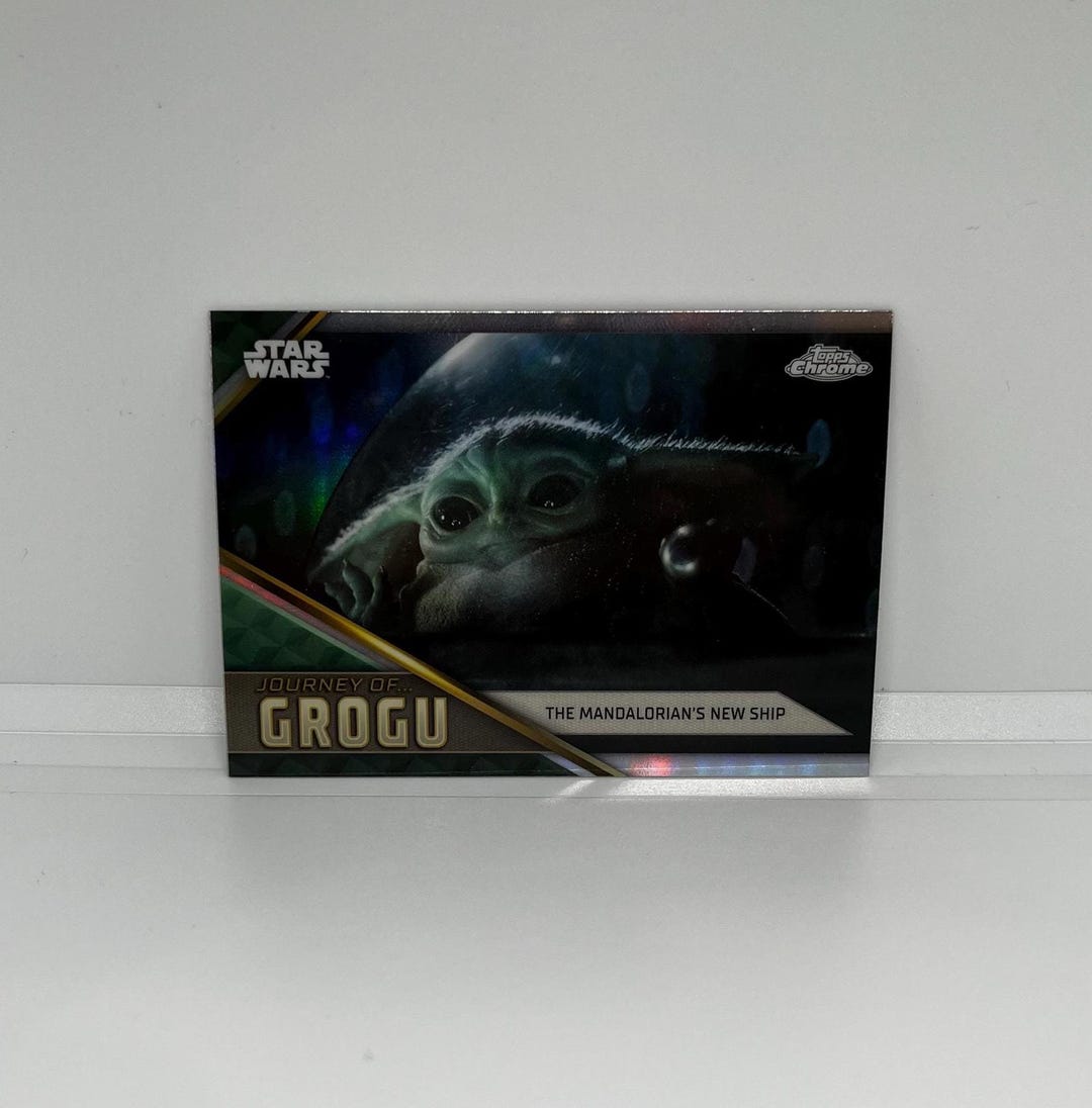 Journey of Grogu #JG20; Star Wars Insert; Topps Chrome Star Wars 2023 ...