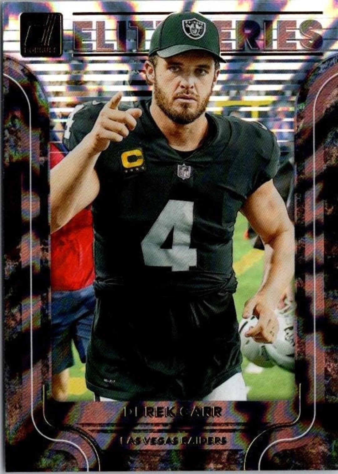 Derek Carr #ES8 Las Vegas Raiders; Elite Series; Panini Donruss ...