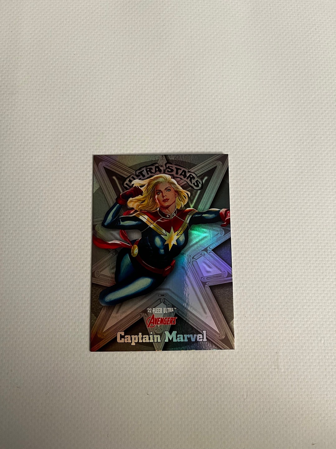 Captain Marvel #US-10; Ultra Stars Insert; Upper Deck Fleer Ultra ...
