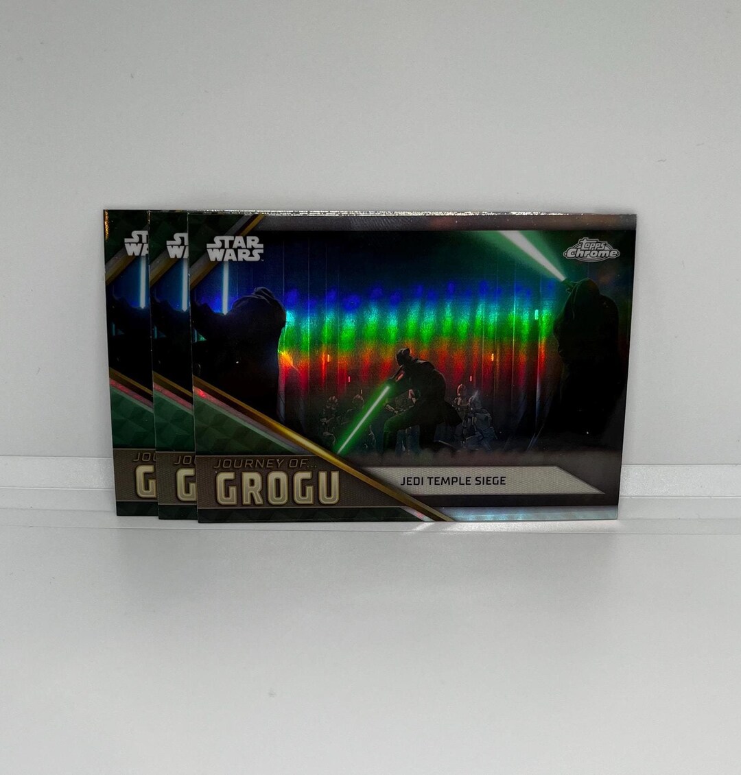 Journey of Grogu JG1 Star Wars Insert Topps Chrome Star Wars 2023 - Etsy