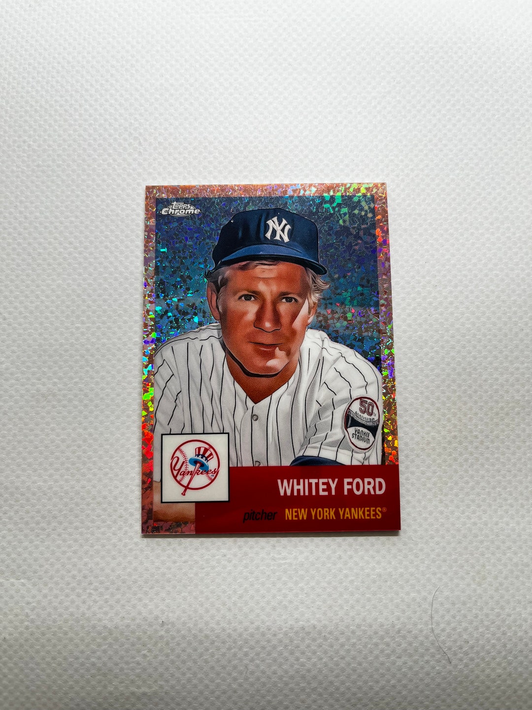 Whitney Ford 297 New York Yankees Rose Gold Mini Diamonds Numbered 17/ ...