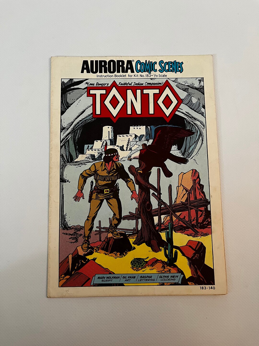 Tonto: Aurora Comic Scenes 1 7.0 Aurora Model Kit Comic - Etsy