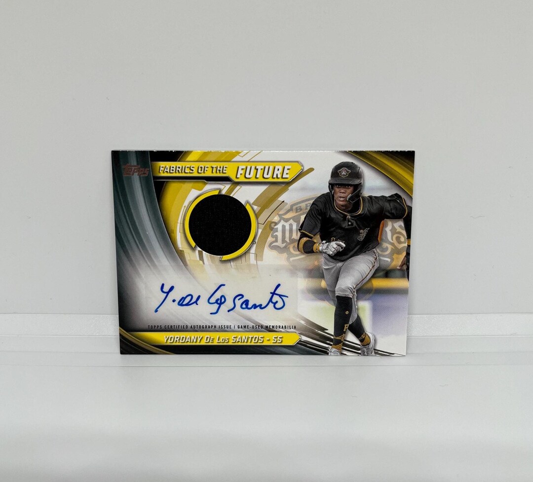 Yordany De Los Santos #FOTFYD Pittsburgh Pirates; Autograph & Patch ...