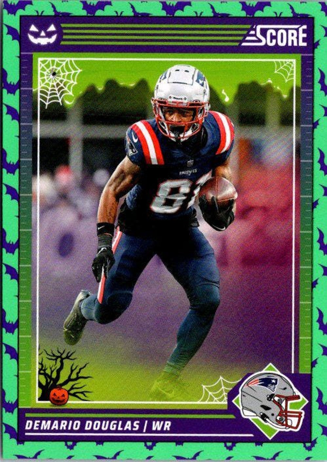 Demario Douglas #194 New England Patriots; Green Bats; Panini Score-a ...