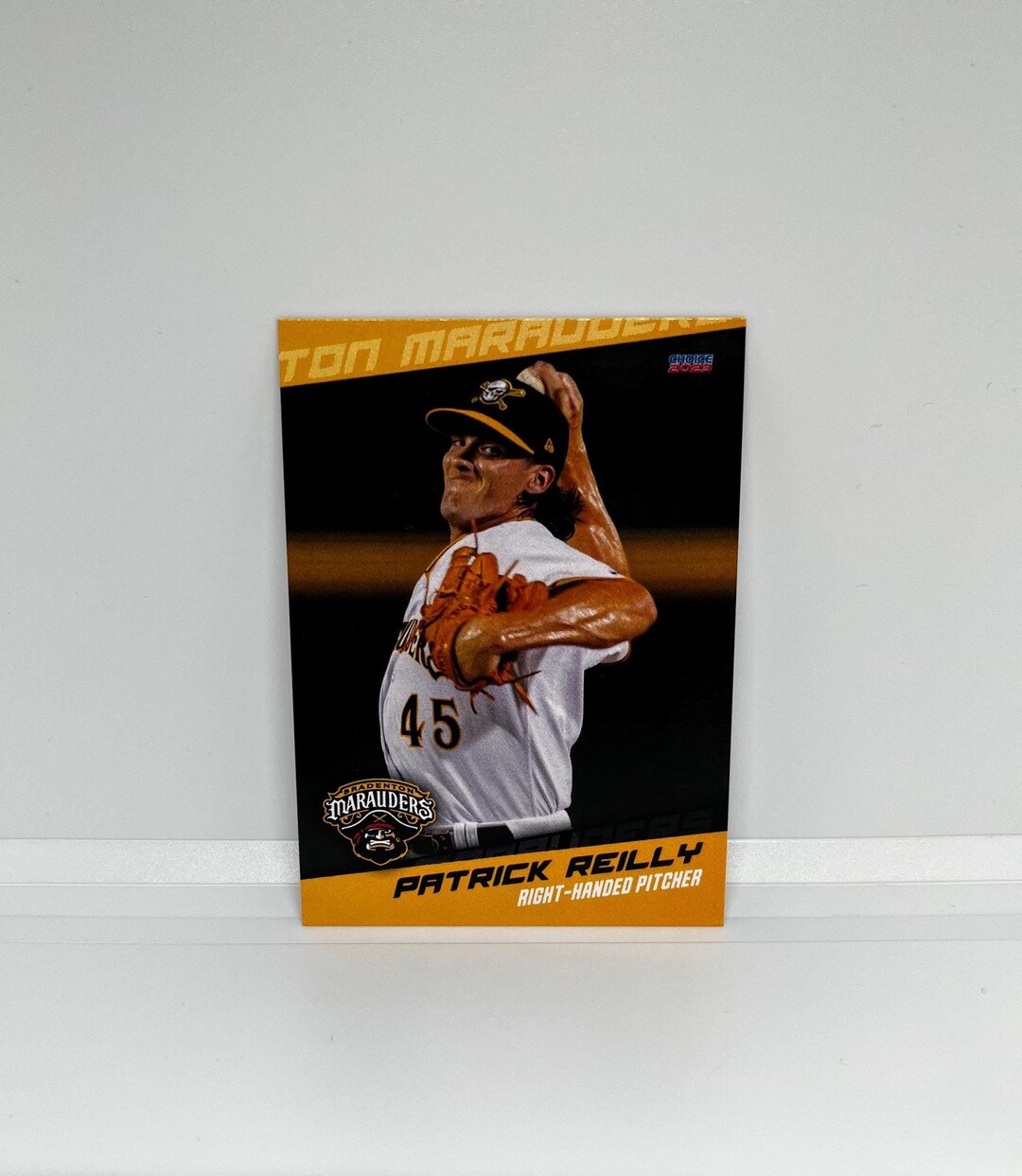 Patrick Reilly #4 Bradenton Marauders; Prospect Card; Milb Choice 2023 ...
