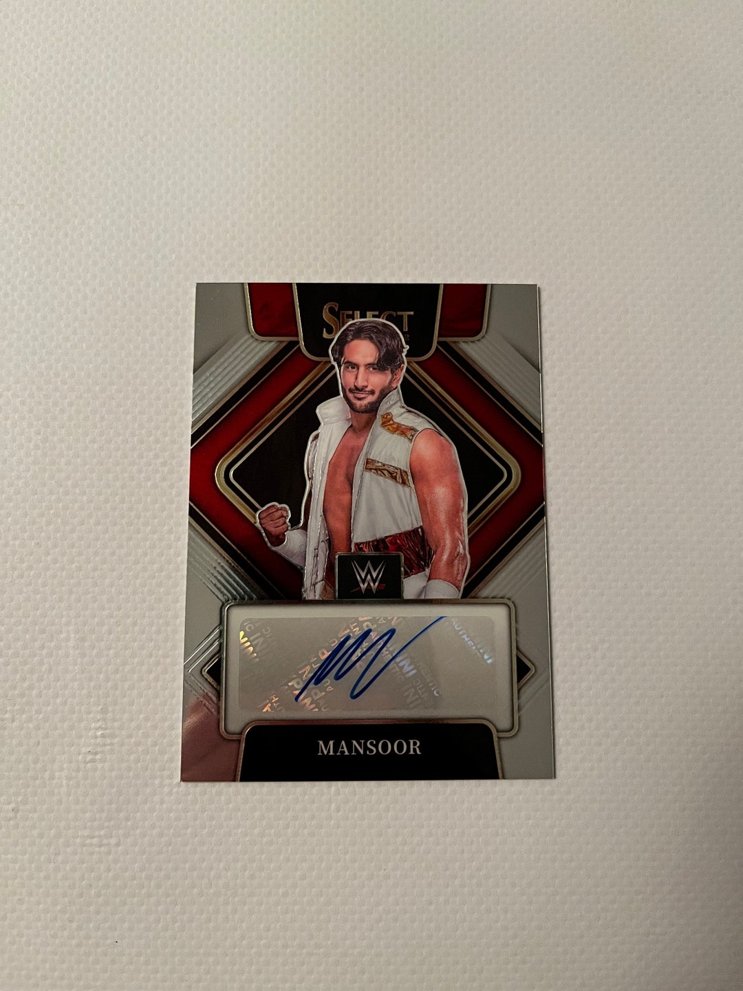 Mansoor SG-MSR Select Signatures Autographed Panini WWE Select 2022 - Etsy