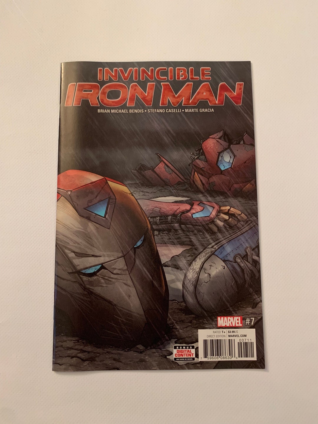 Invincible Iron Man 7 9.2 High Grade 1st Print Marvel - Etsy