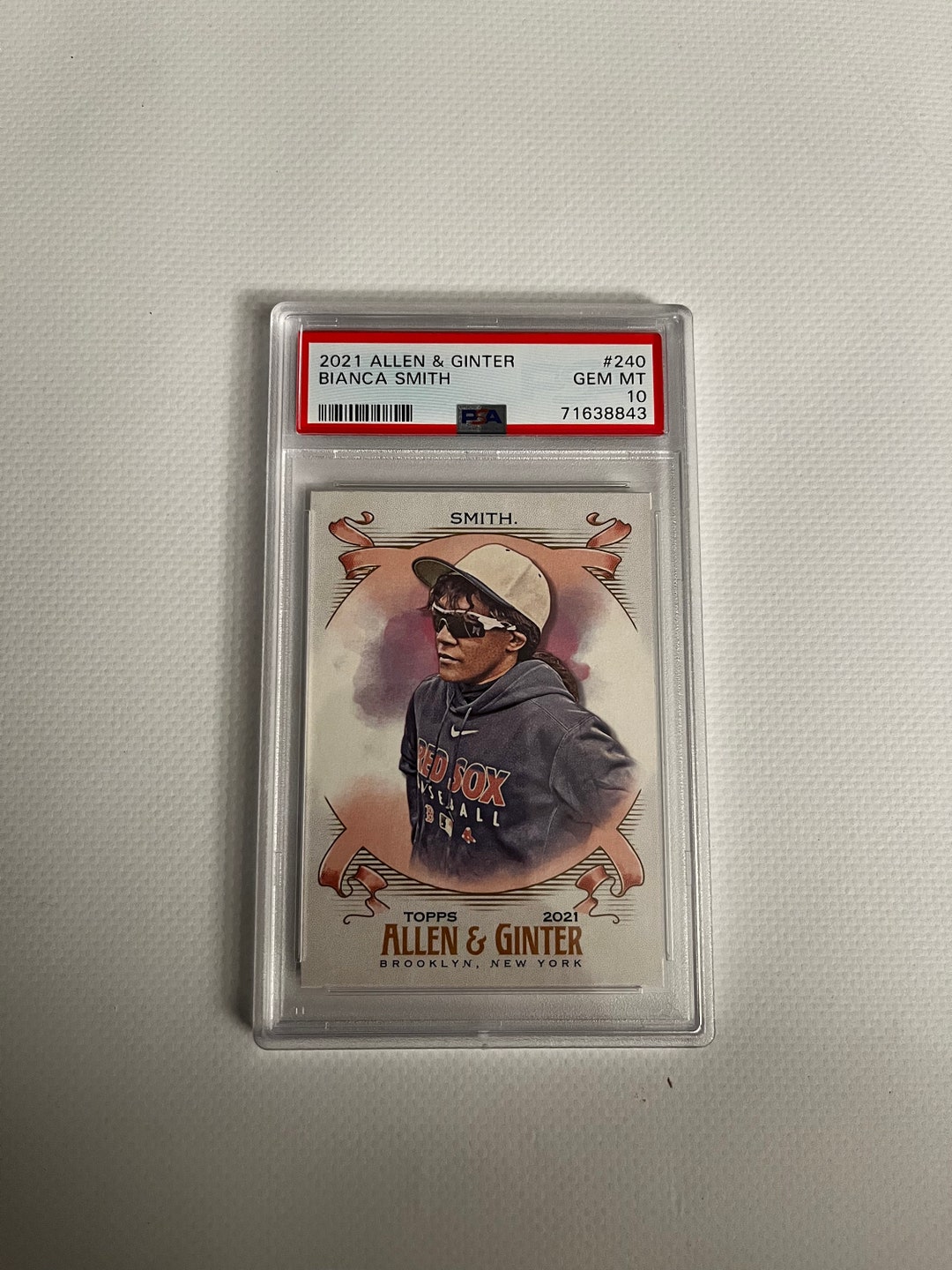 Bianca Smith #240 PSA 10; Boston Red Sox; Topps Allen and Ginter ...