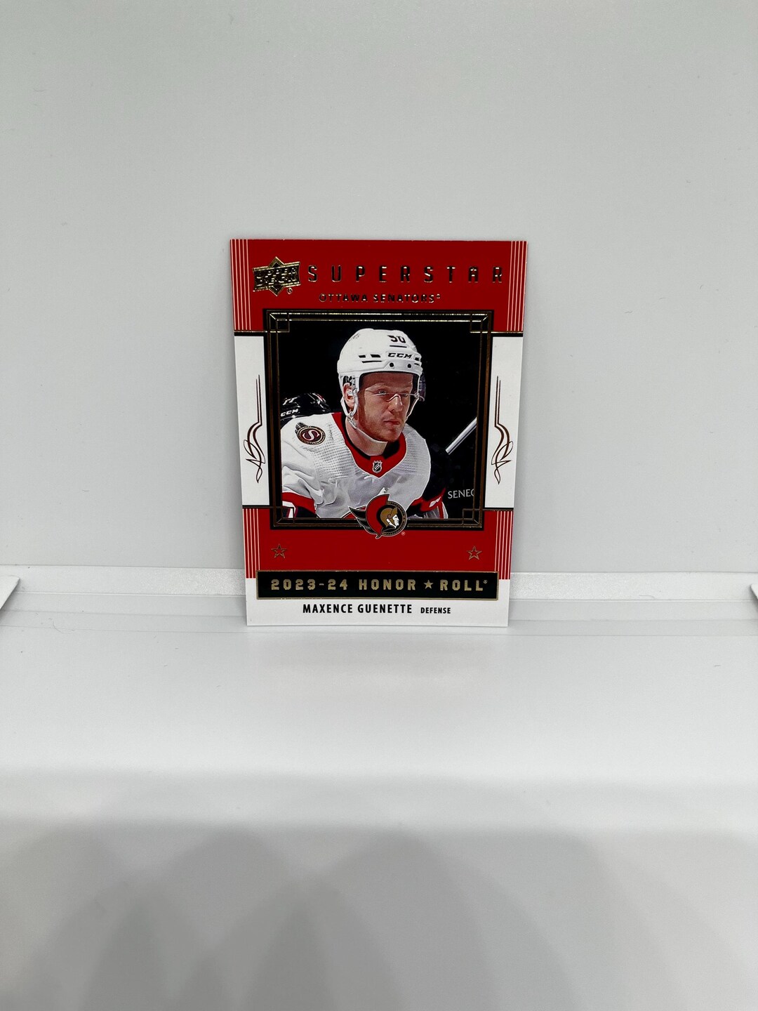Maxence Guenette HR50 Ottawa Senators Honor Roll Insert Upper Deck ...
