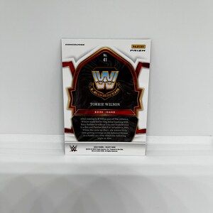 Torrie Wilson #41; Red, White, Blue - Silver Prizm; Panini WWE Select ...