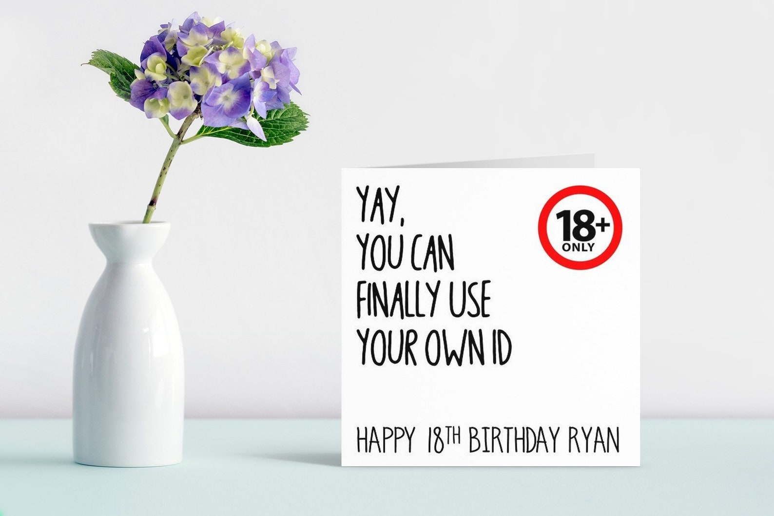 Personalised Funny Happy 18th Birthday Card Gift Present Son - Etsy UK