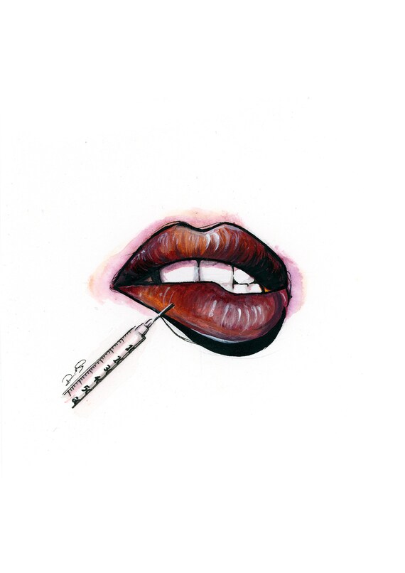 Lip Drawings Tumblr