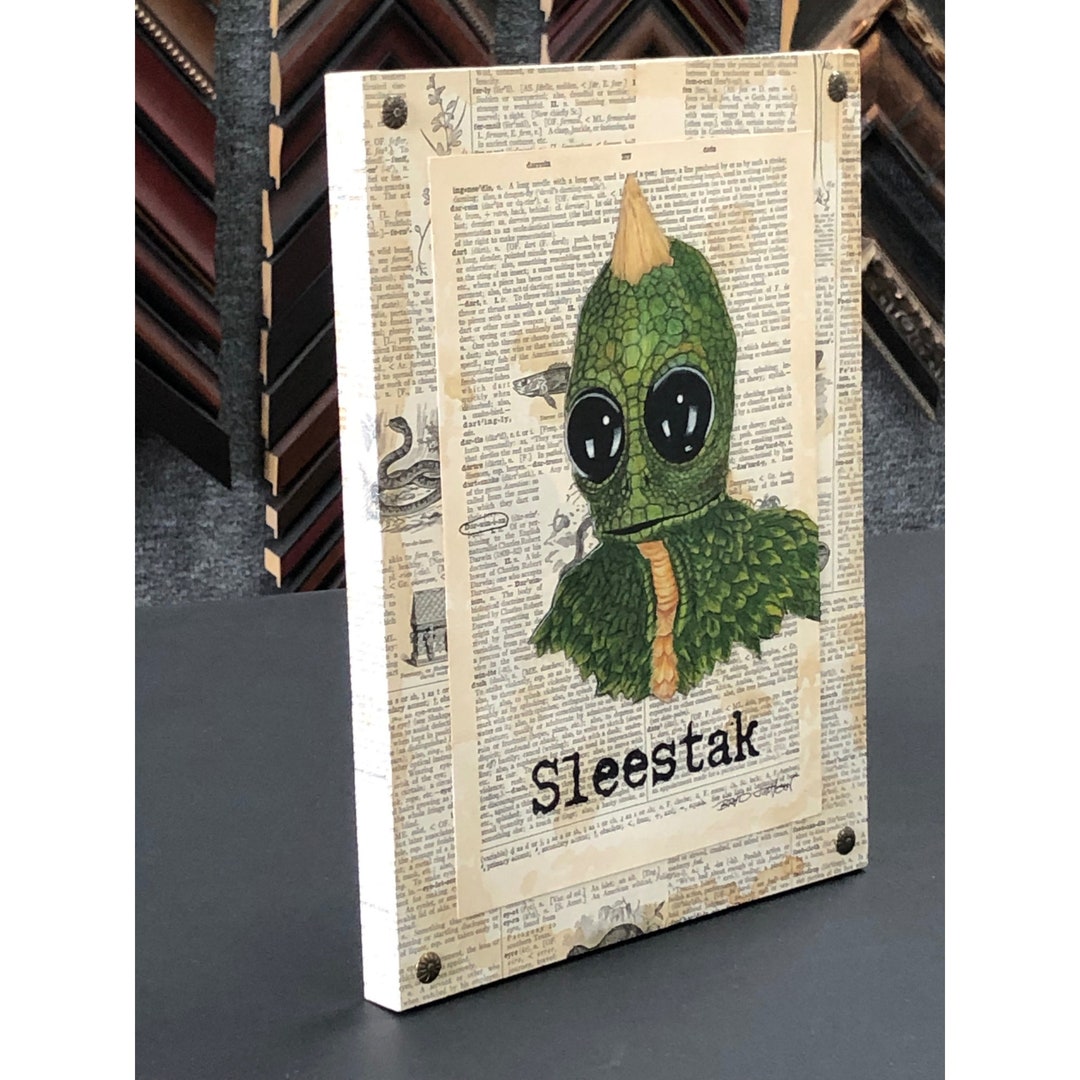 Hand Drawn Art ORIGINAL ART Sleestak Character Art Retro Vintage ...