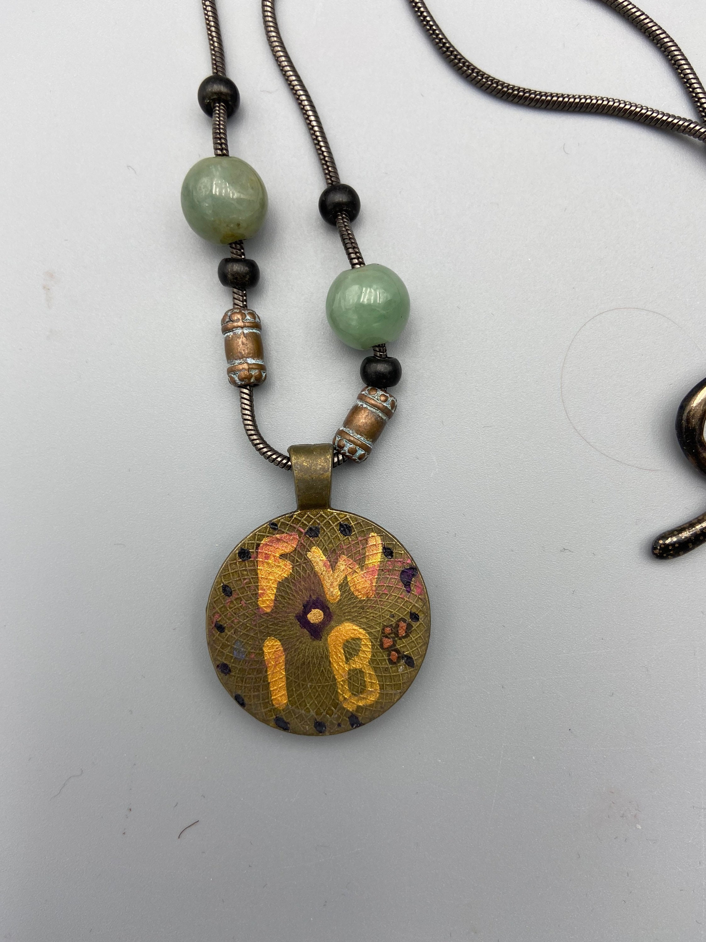 Hand Blown Millefiori Mosaic Pendant Necklace With Two Fish - Etsy
