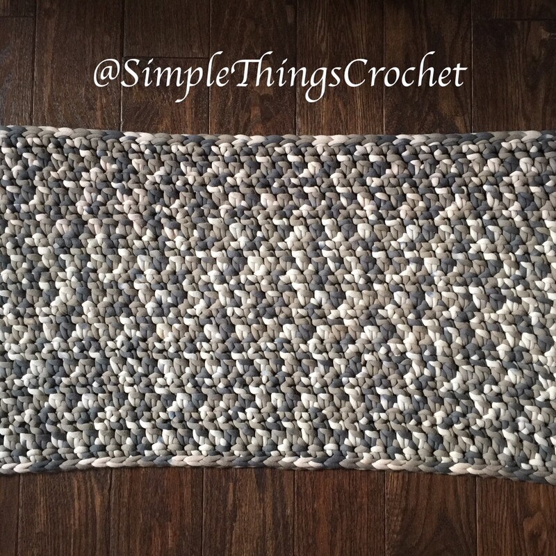 Crochet Rug Pattern - Etsy