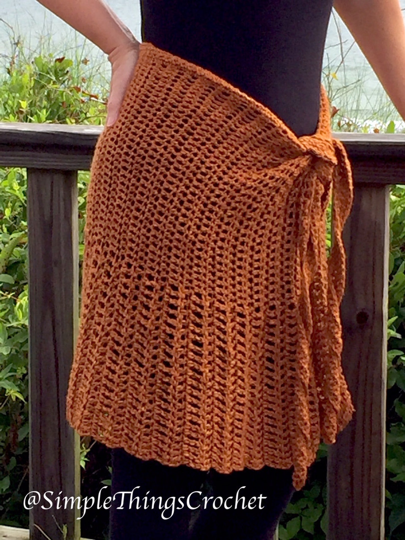 Crochet Wrap Pattern for Women Crochet Skirt for Women - Etsy