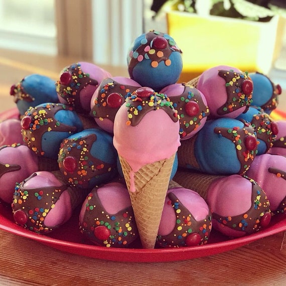 Cone Cake Pops - Etsy