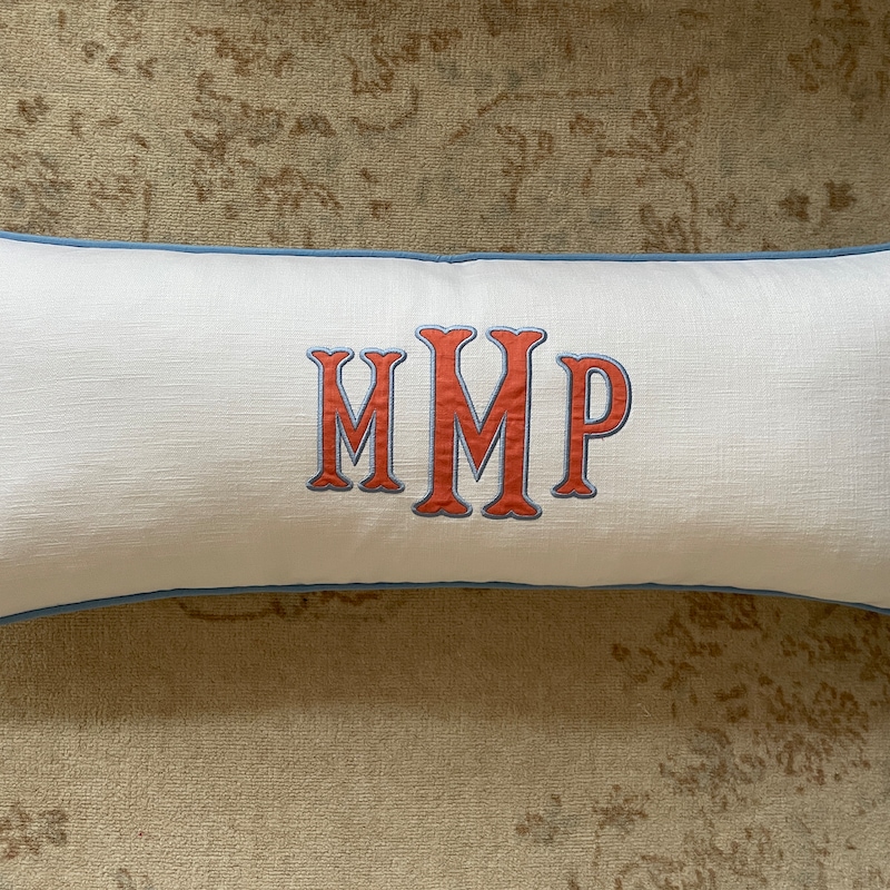 Monogram Pillow - Etsy