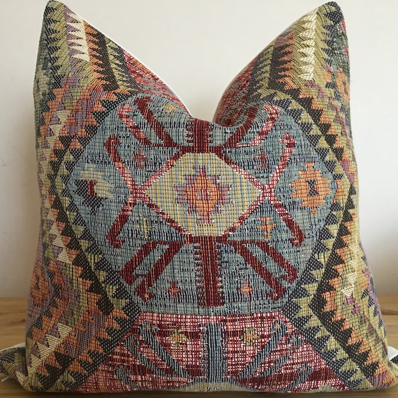 Multicolor Pillow - Etsy