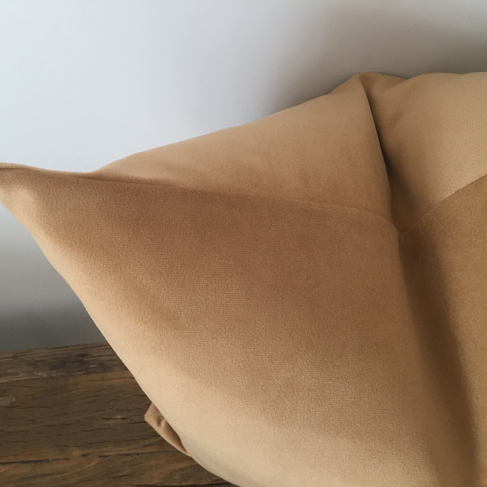 Camel Velvet Pillow Coverneutral Pillow Farmhouse Pillow - Etsy