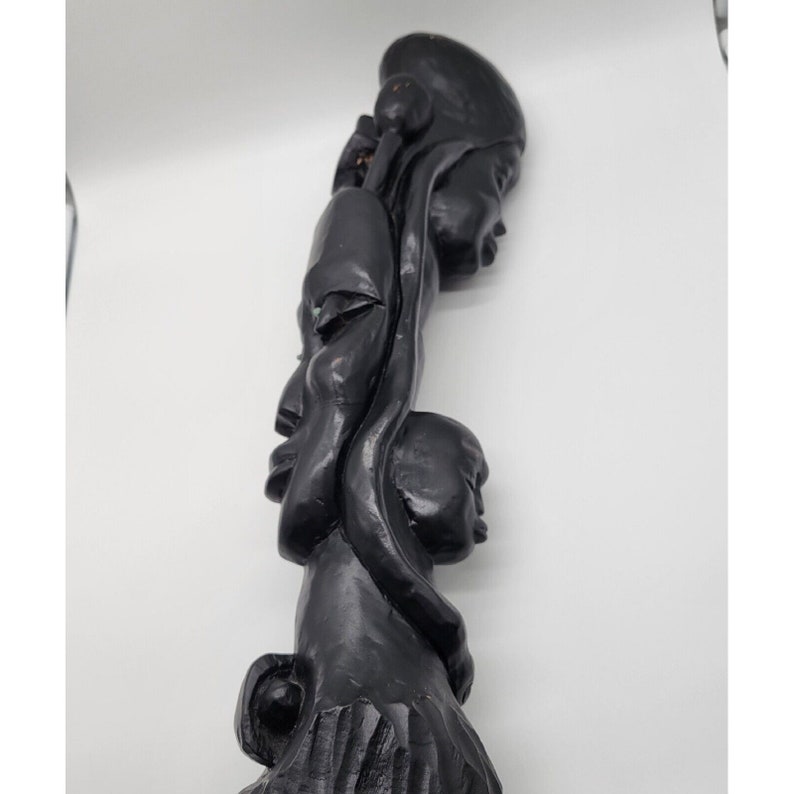Vintage African Tribal Hand Carved Wooden Family Tree of Life 26 ...