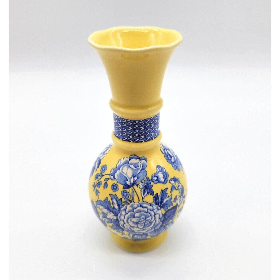 Spode Blue Room Garden Collection Bud Vase Slightly Over - Etsy