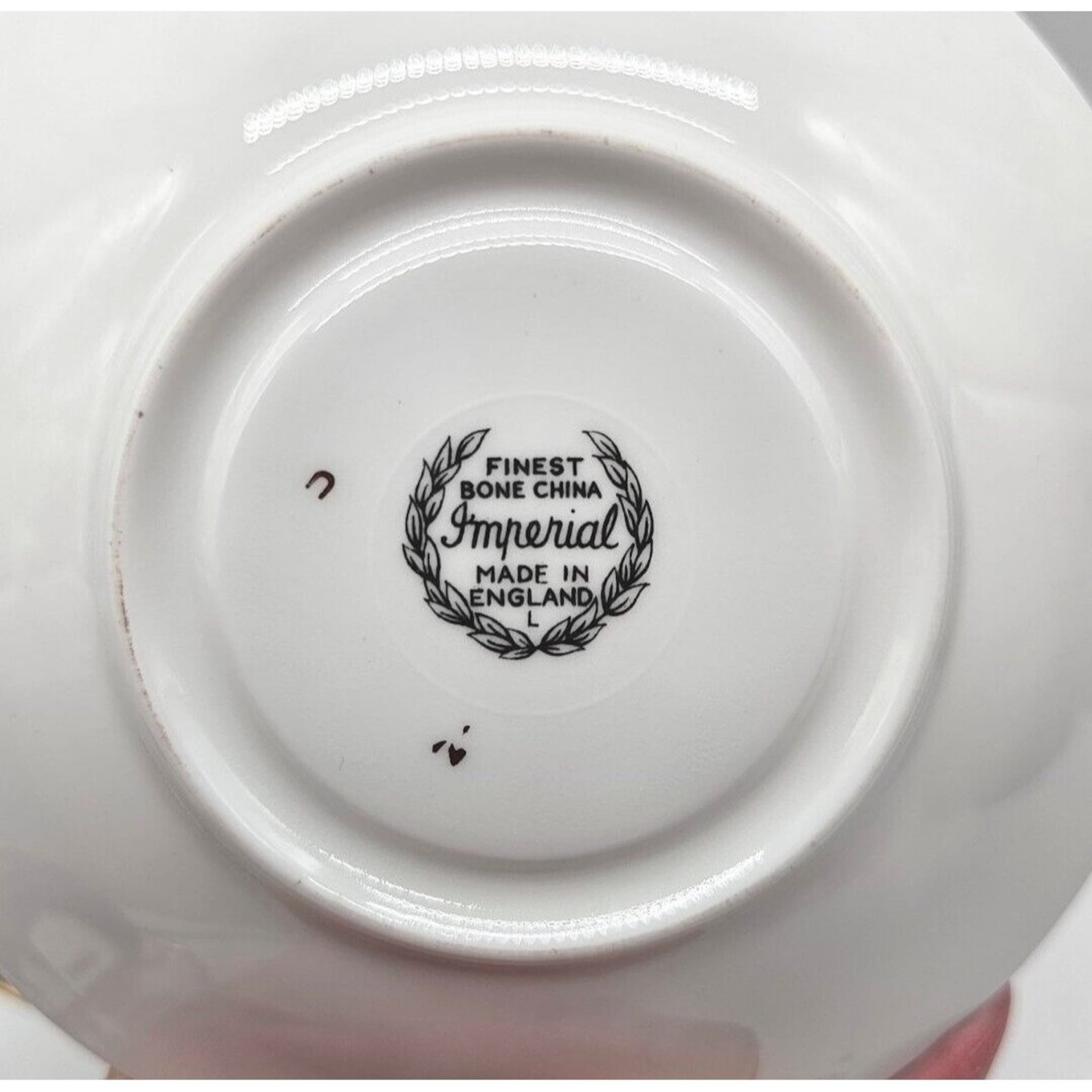 Imperial Teacup Pair and Single Saucer Cobalt Blue and Gold,fruit ...