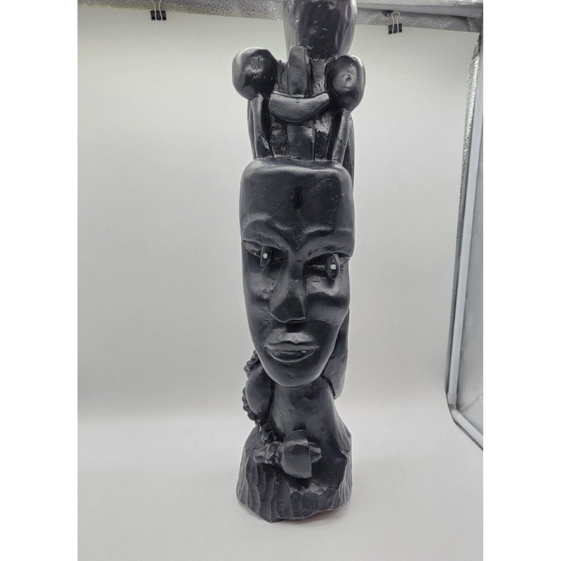 Vintage African Tribal Hand Carved Wooden Family Tree of Life 26 ...