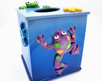 Frog Tissue Box Cover - Etsy