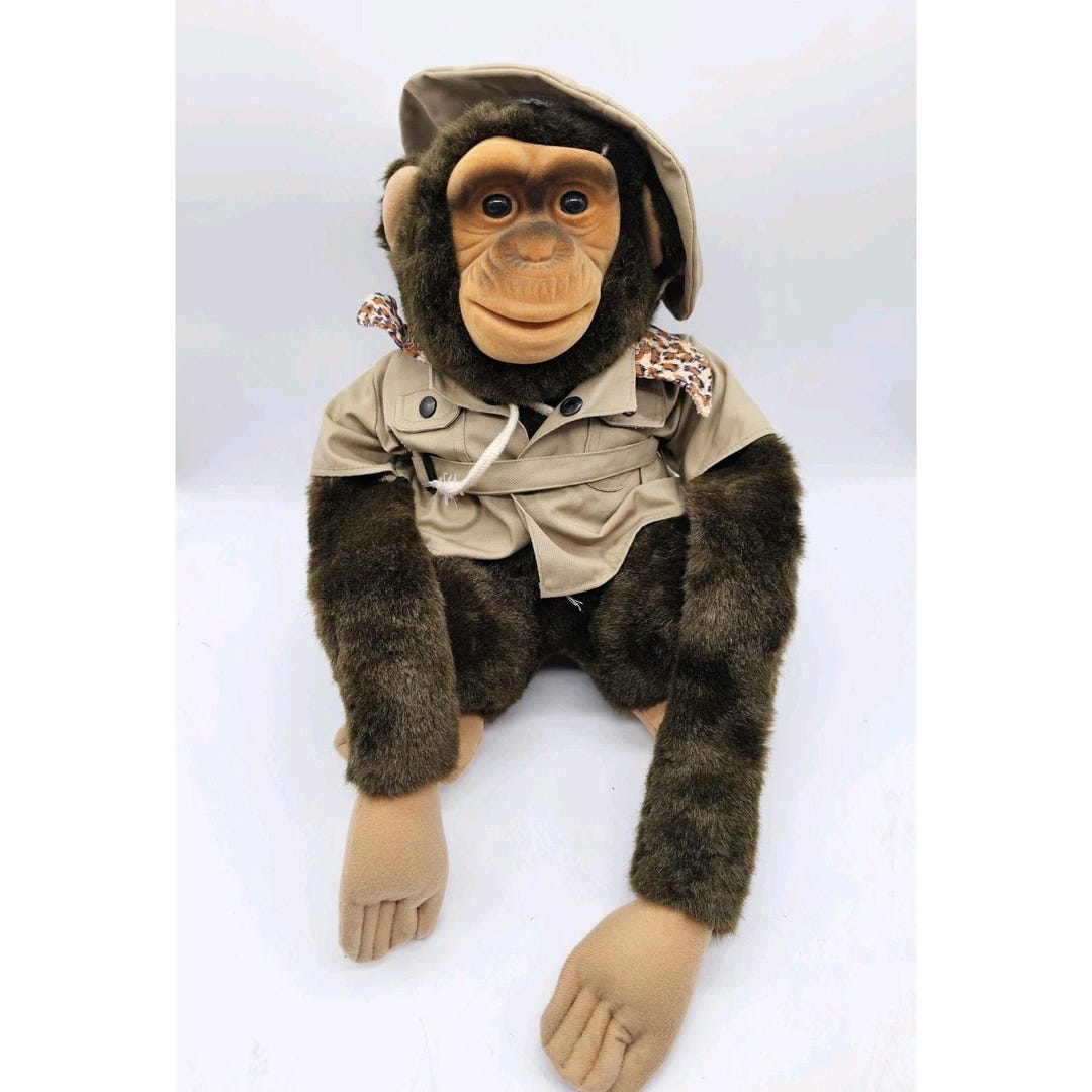 Baby Boy Chimpanzee Monkey Puppet Jungle Explorer Hosung Rainforest ...