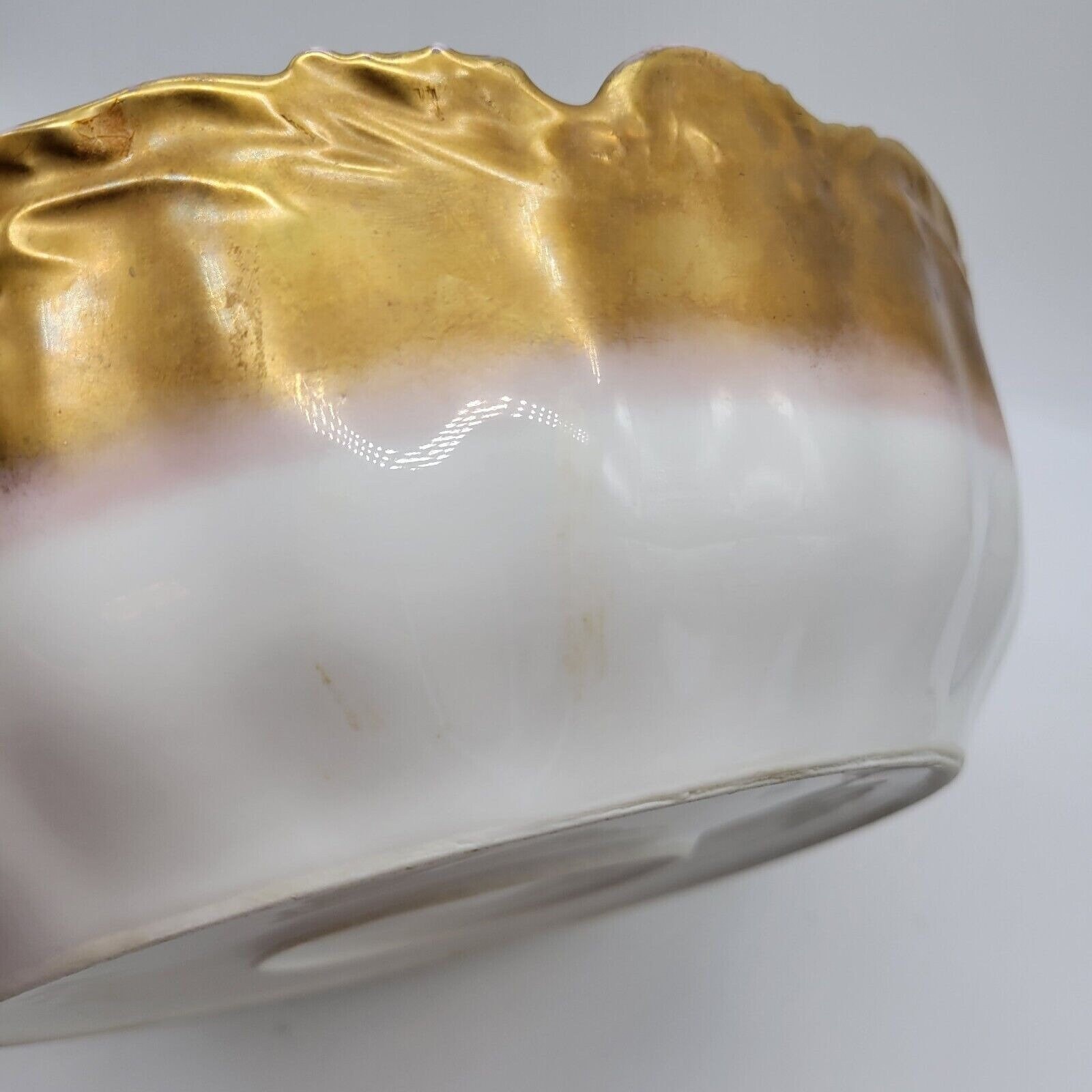 Antique LS & S Limoges France Gold Gilt Large Serving Bowl Rare - Etsy