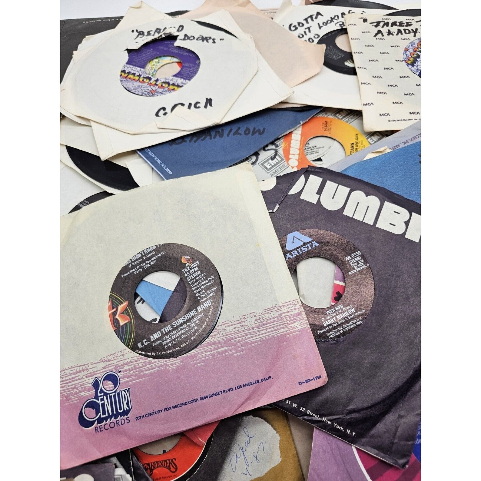 Vintage 1970s, 1980's, 1990's 45rpm Records Appx 97 Various Artists - Etsy