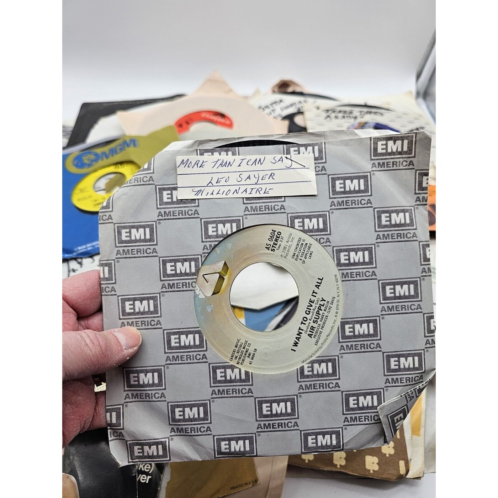 Vintage 1970s, 1980's, 1990's 45rpm Records Appx 97 Various Artists - Etsy