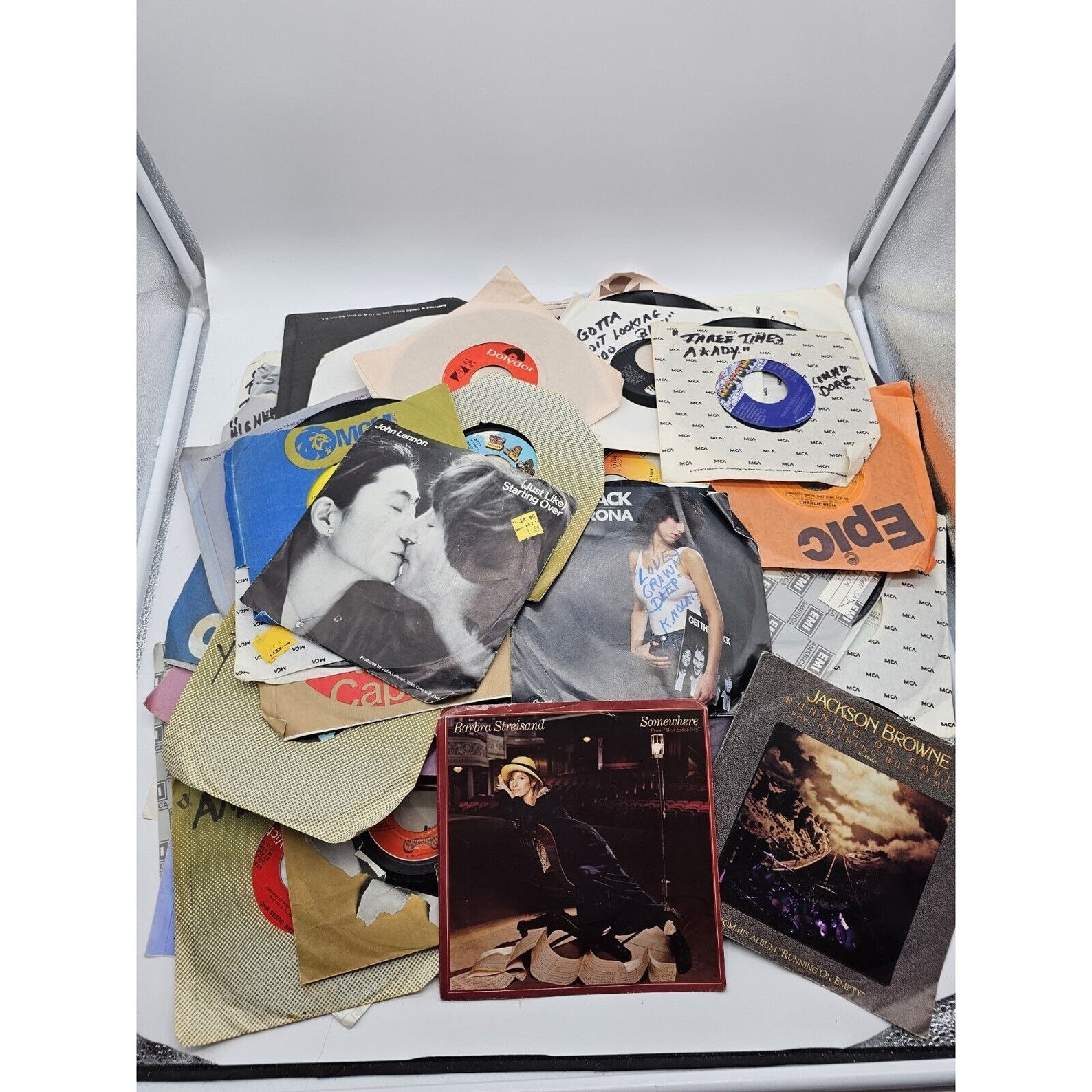 Vintage 1970s, 1980's, 1990's 45rpm Records Appx 97 Various Artists - Etsy