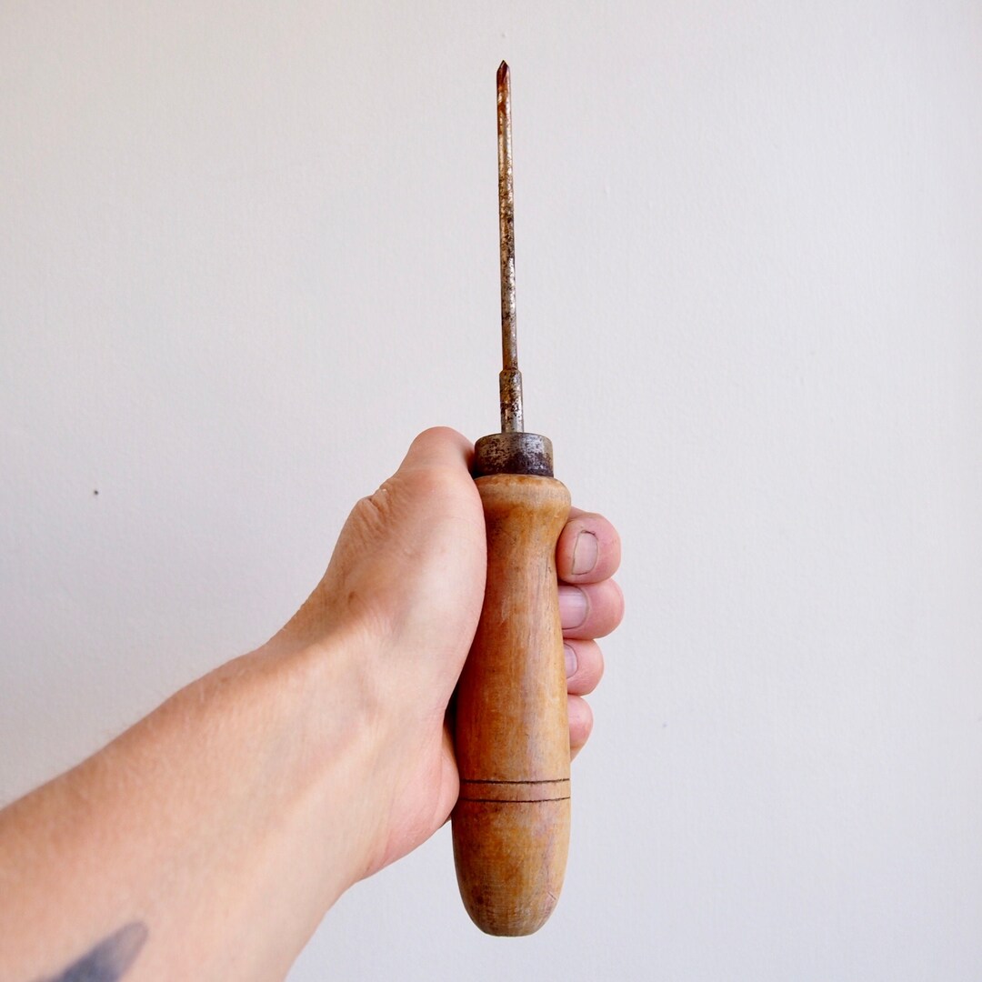 Vintage Screwdriver, Antique Wooden Screwdriver, Vintage Hand Tools ...