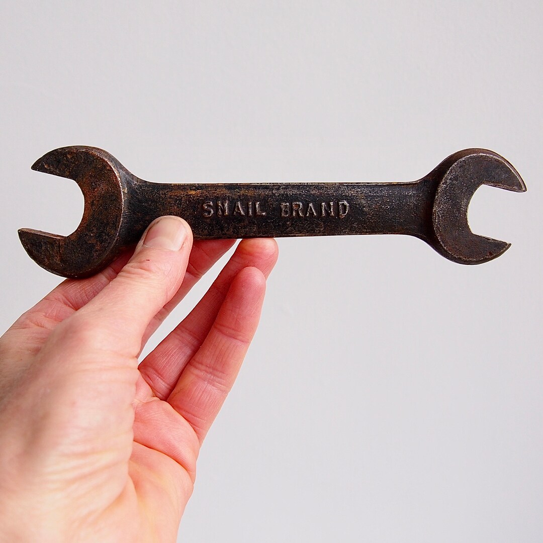Vintage Snail Brand Spanner, Vintage Metal Hand Tools, Vintage Wrench ...