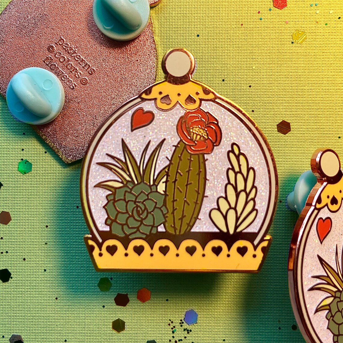 Happy Home Terrarium Hard Enamel Pin Lapel Pin - Etsy