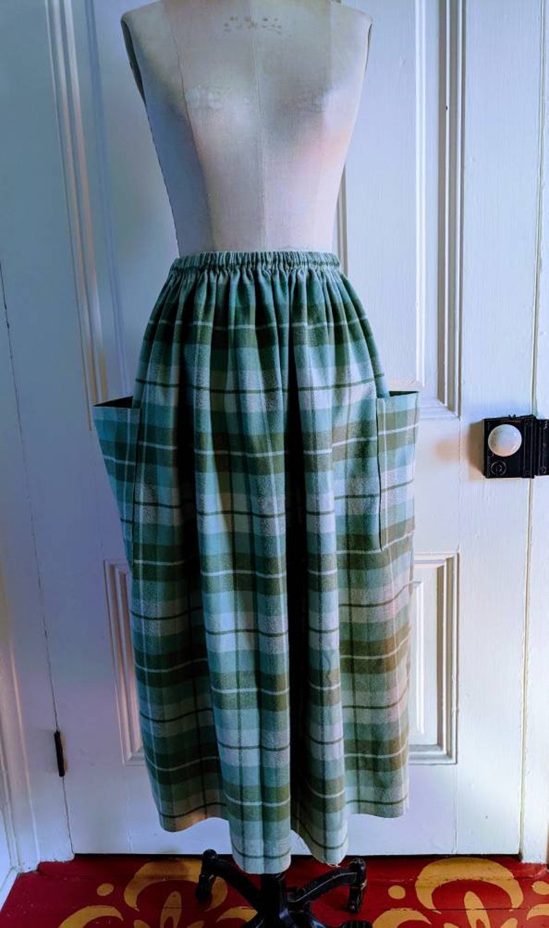 Country Plaid Skirt - Etsy