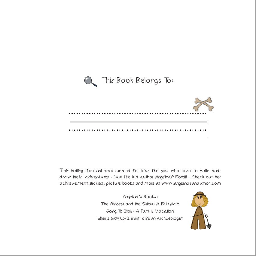 Kids Printable Journal: Inspired by When I Grow up - I Want to Be an ...