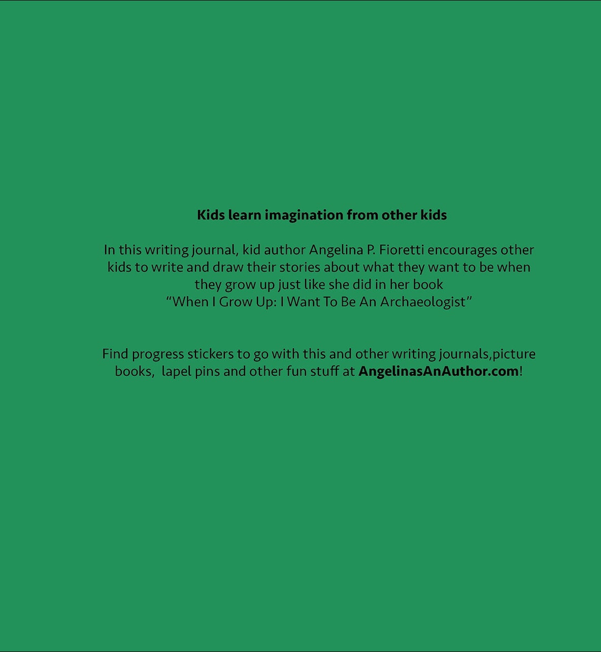 Kids Printable Journal: Inspired by When I Grow up - I Want to Be an ...