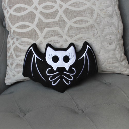 Skeleton Bat Plushy Kawaii Bat Stuffed Animal Halloween Plush - Etsy