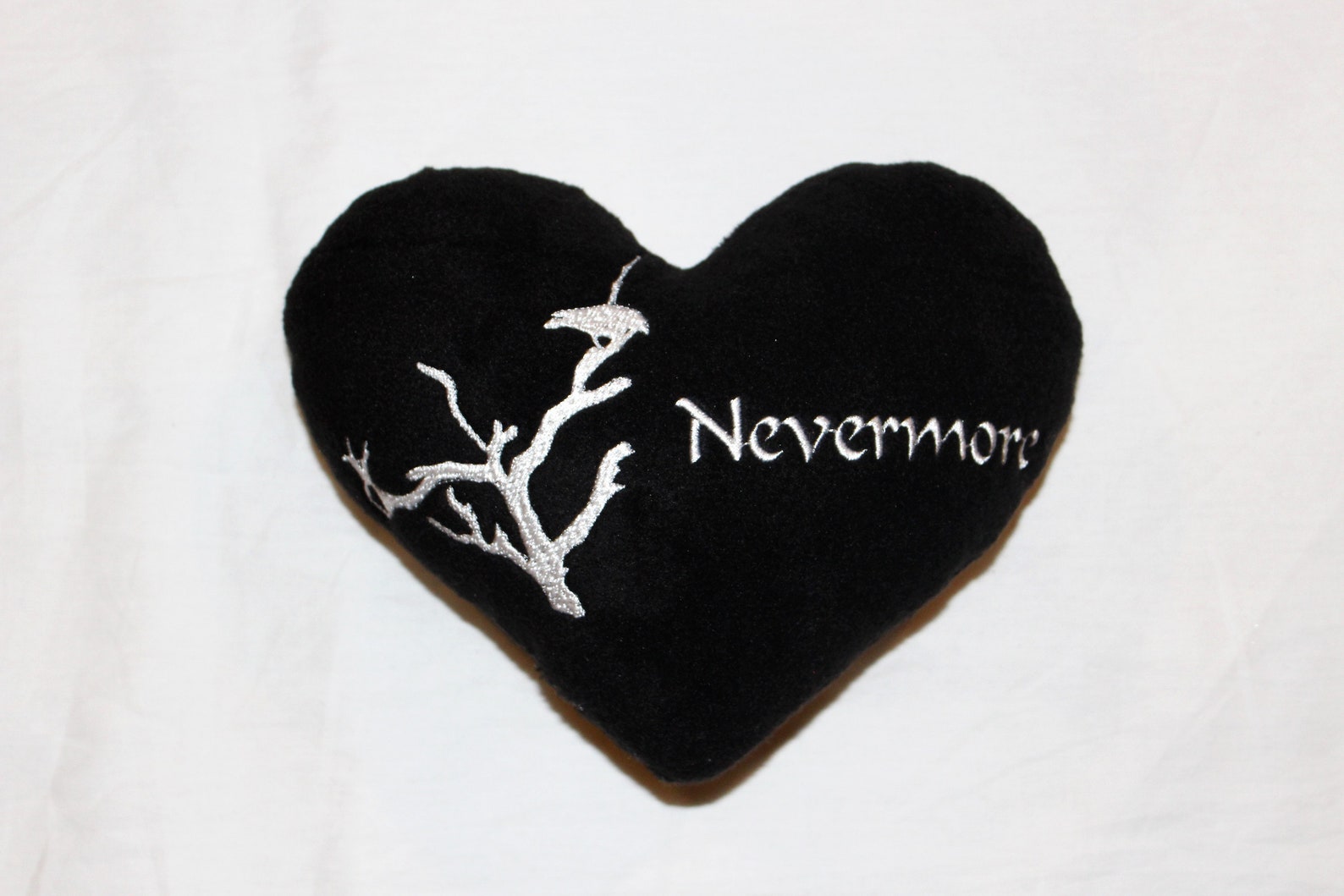 Edgar Allen Poe the raven nevermore gothic heart shaped | Etsy