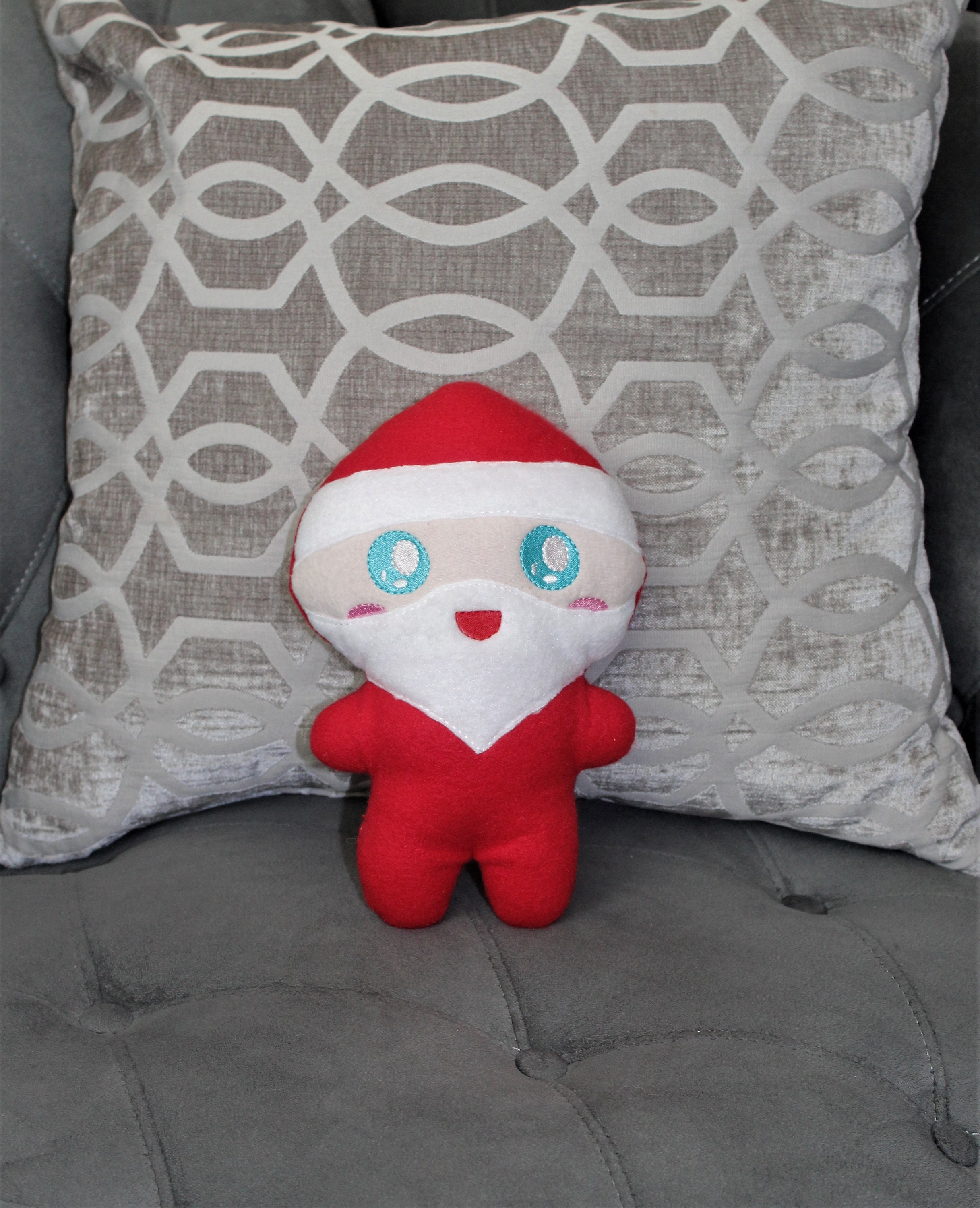 Santa Claus Christmas Plush Doll Baby Christmas Toy Sofa | Etsy