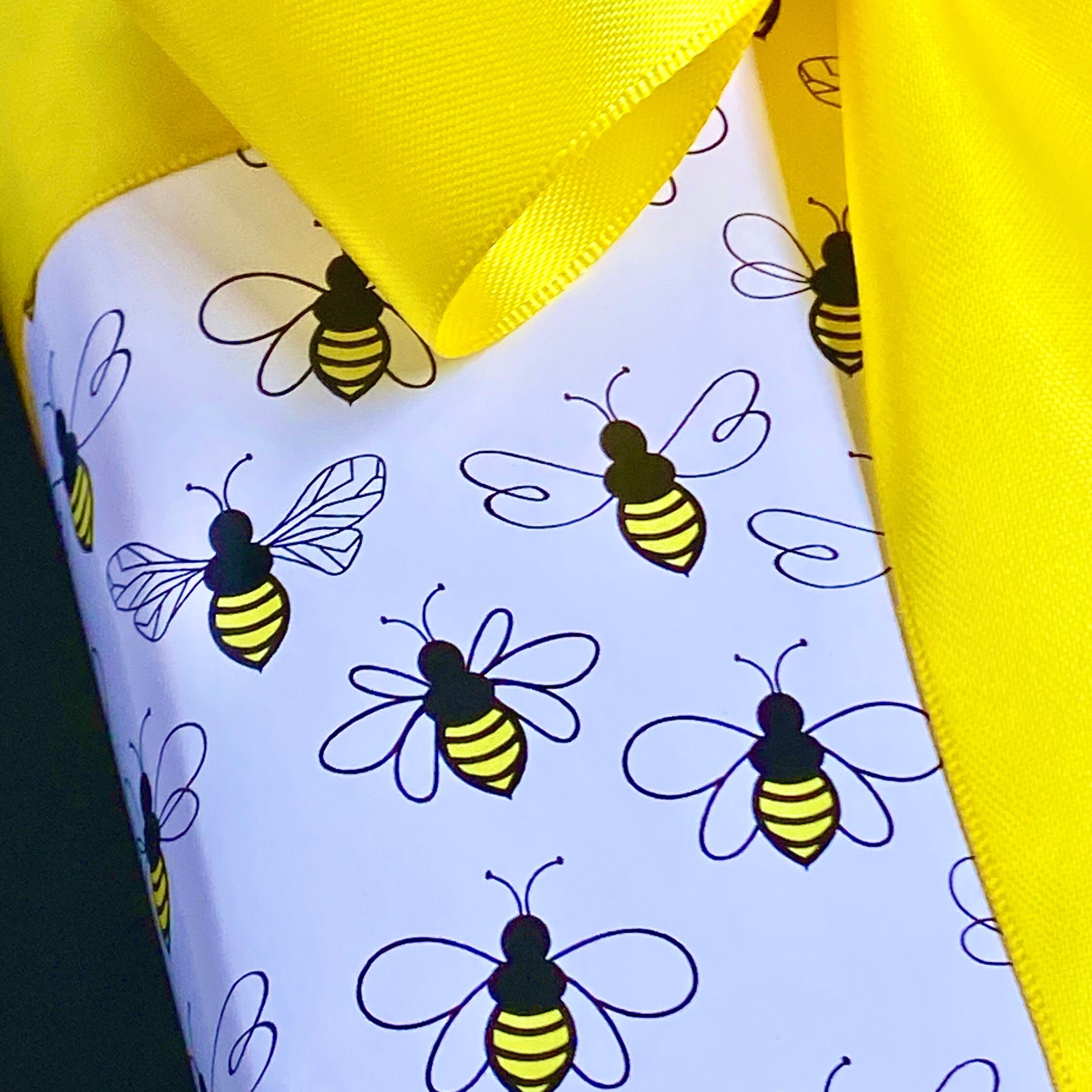 Bees and Honeycomb Wrapping Paper Sheets Set - Etsy