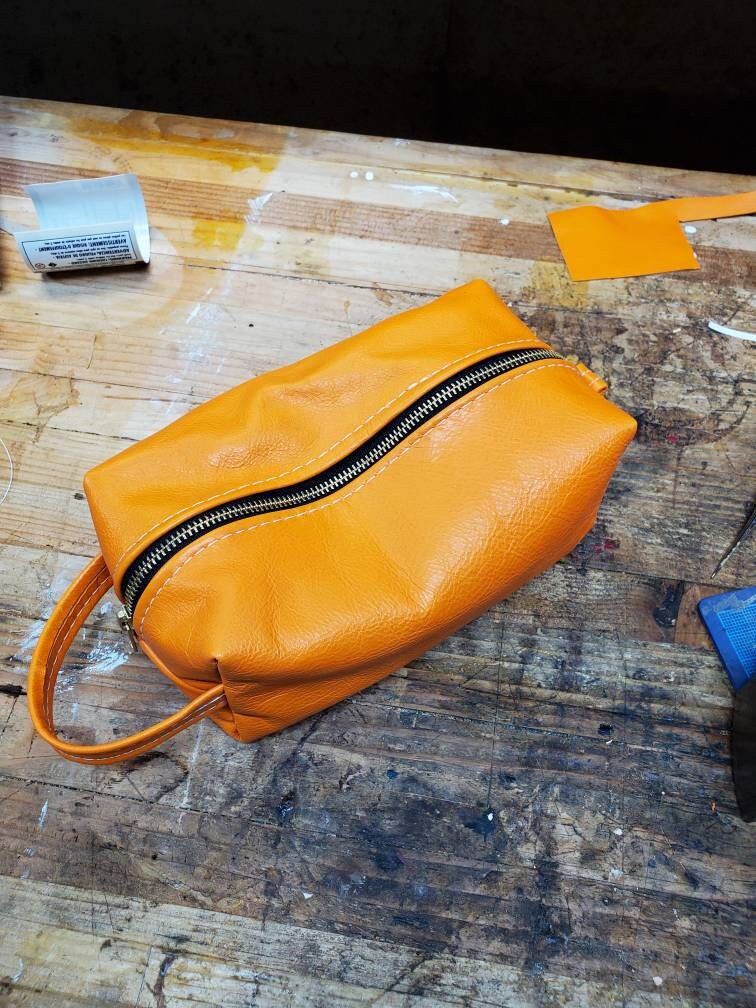 Full Grain Leather Dopp Kit - Handmade in Oregon - Etsy