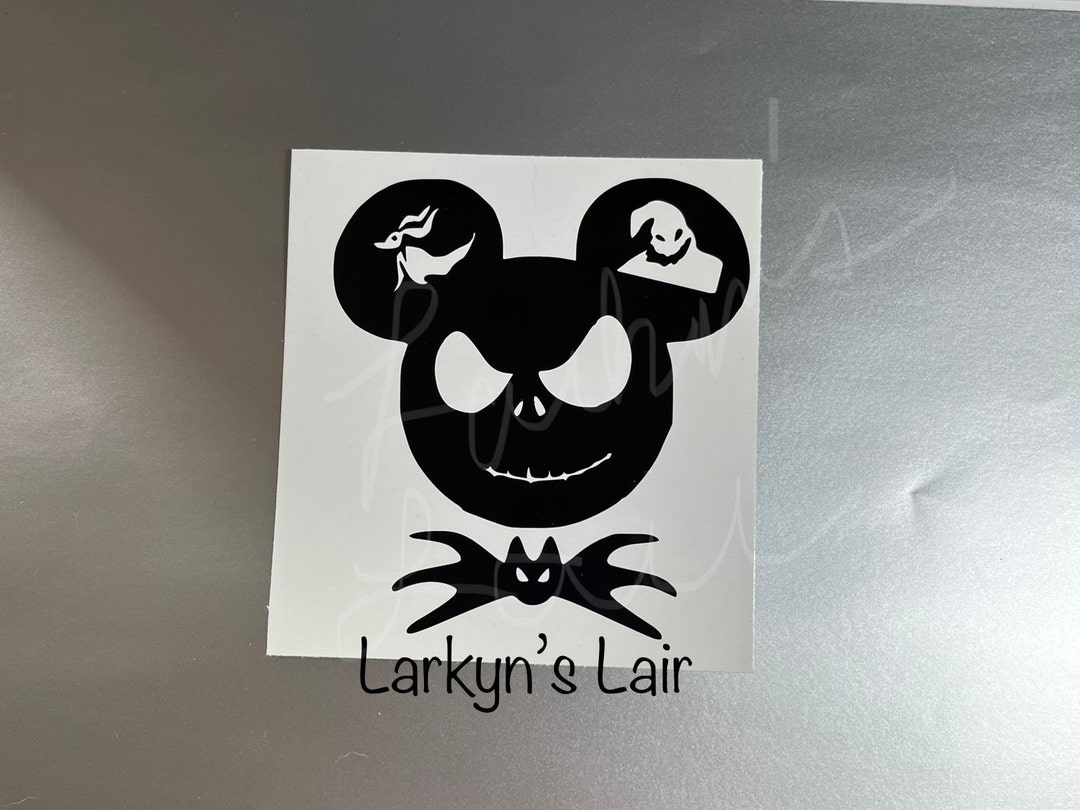 Vinyl Indoor/outdoor Decal Car Sticker Kit Mouse NBC Zero Mashup Black ...