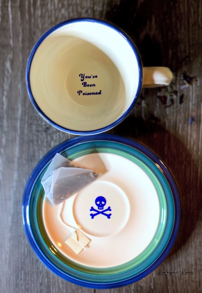 You've Been Poisoned Tea Cup & Saucer Set Cappuccino Hot | Etsy