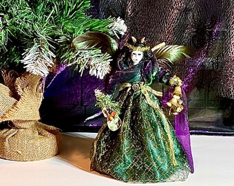 Gothic Angel Tree Topper - Etsy