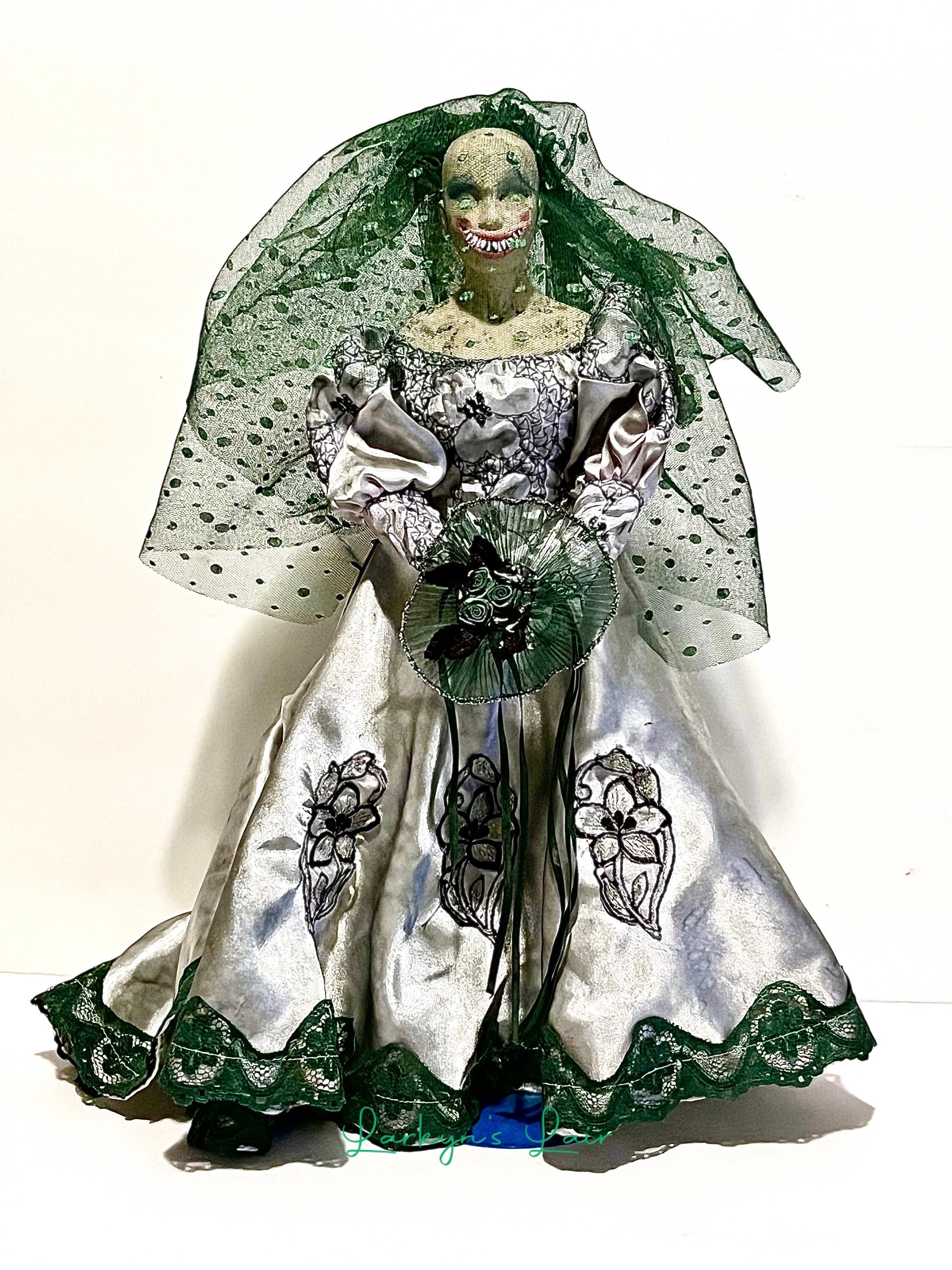Horror Art Doll OOAK Resculpt Repaint Creepy Bride Monster Creepy Doll ...