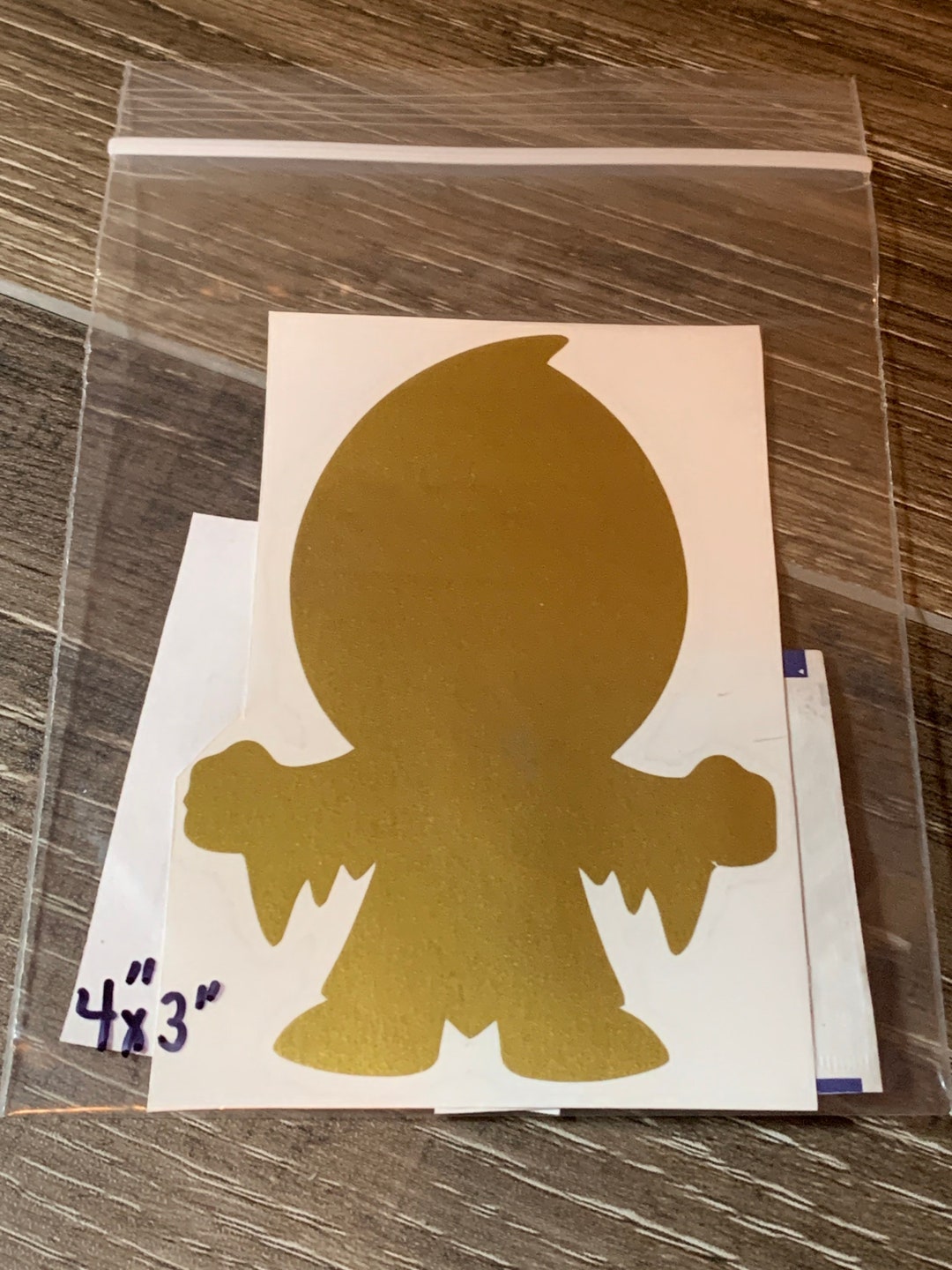 Vinyl Indoor/outdoor Decal Car Sticker Kit Ghost Face Scream Gold - Etsy